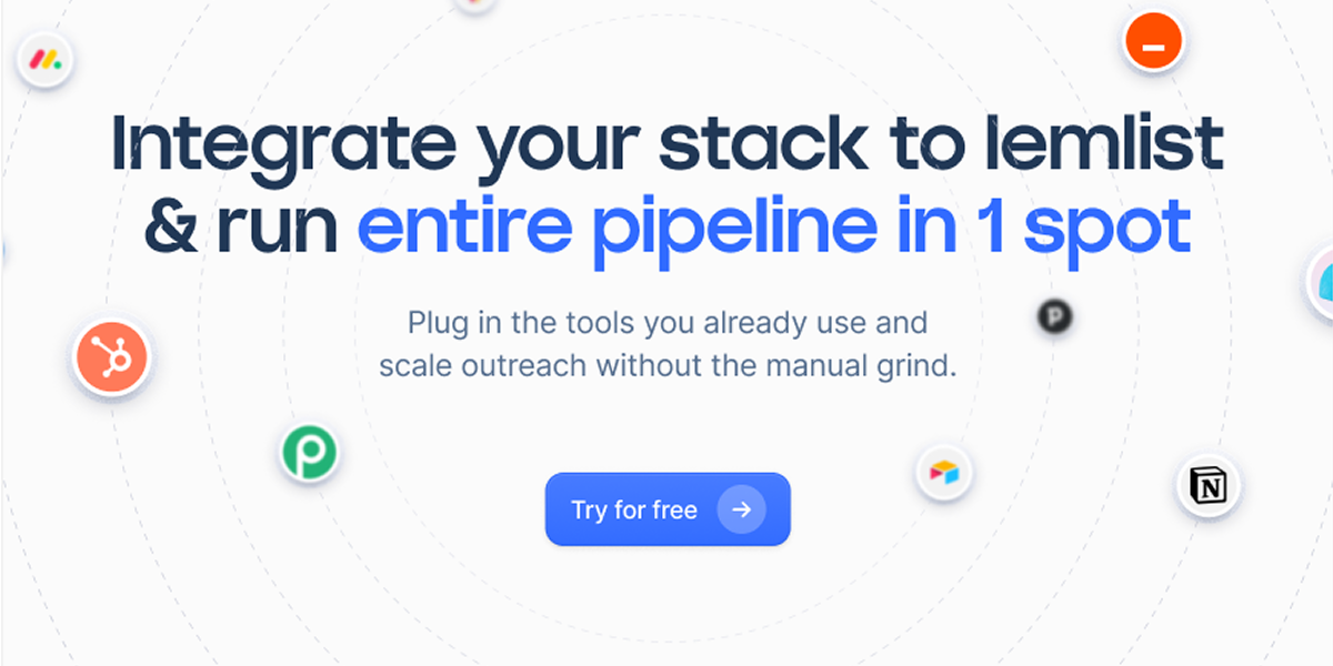 Integrate your tool stack with lemlist