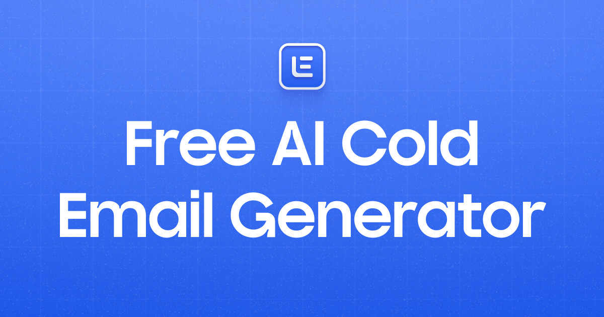 Free Cold Email Generator