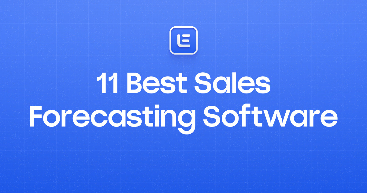 11 Best Sales Forecasting Software